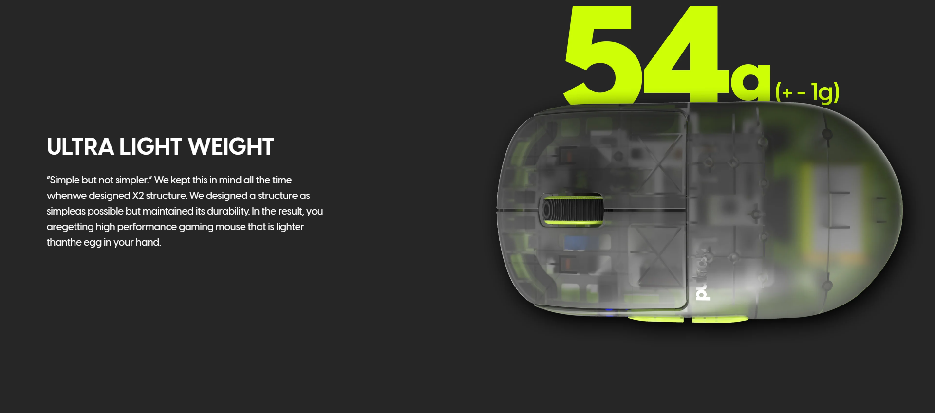 Pulsar X2H - 54g Lightweight Wireless Gaming Mouse (Acid Rewind Limited ...